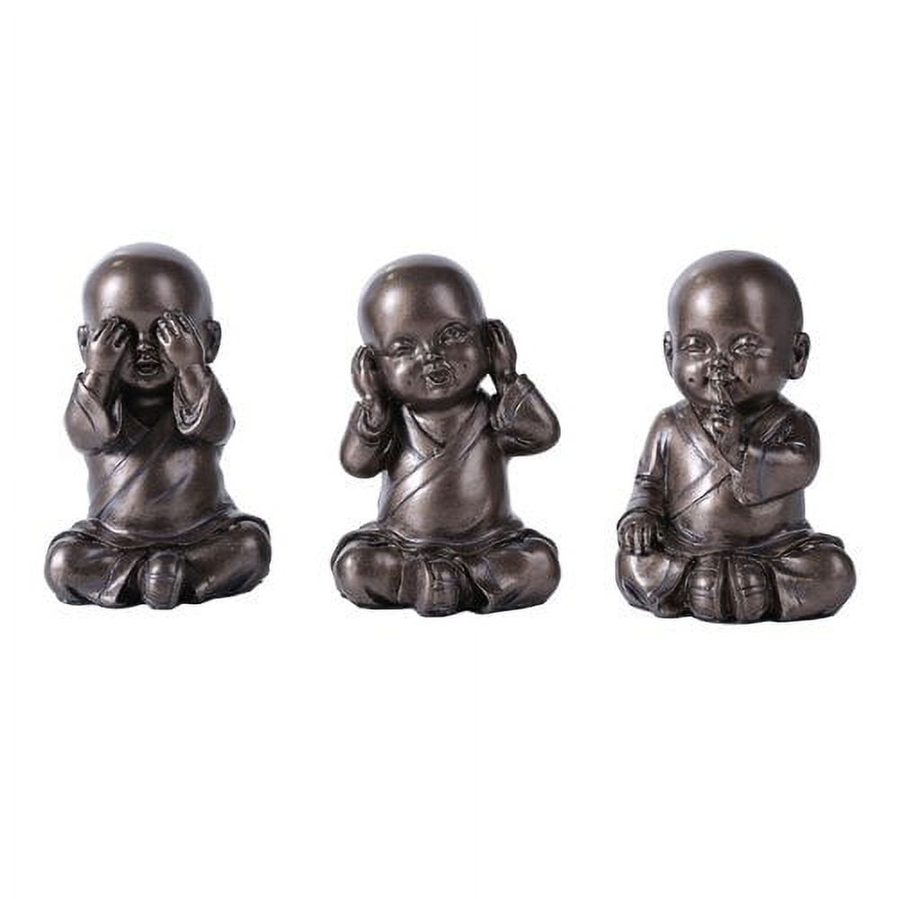 See Hear Speak No Evil Monks Statue Set of Three - Walmart.com