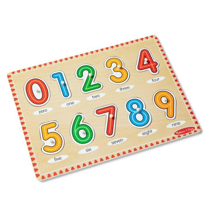 See-Inside Numbers Peg Puzzle - 10 pieces - Walmart.com