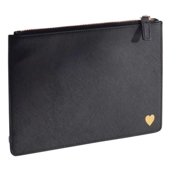 See Jane Work® Faux Leather Pouch, Black - Walmart.com