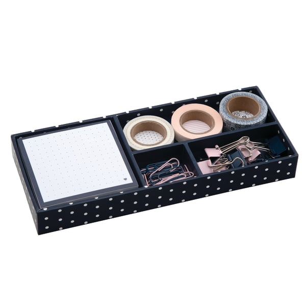 See Jane Work Supply Box, Navy - Walmart.com