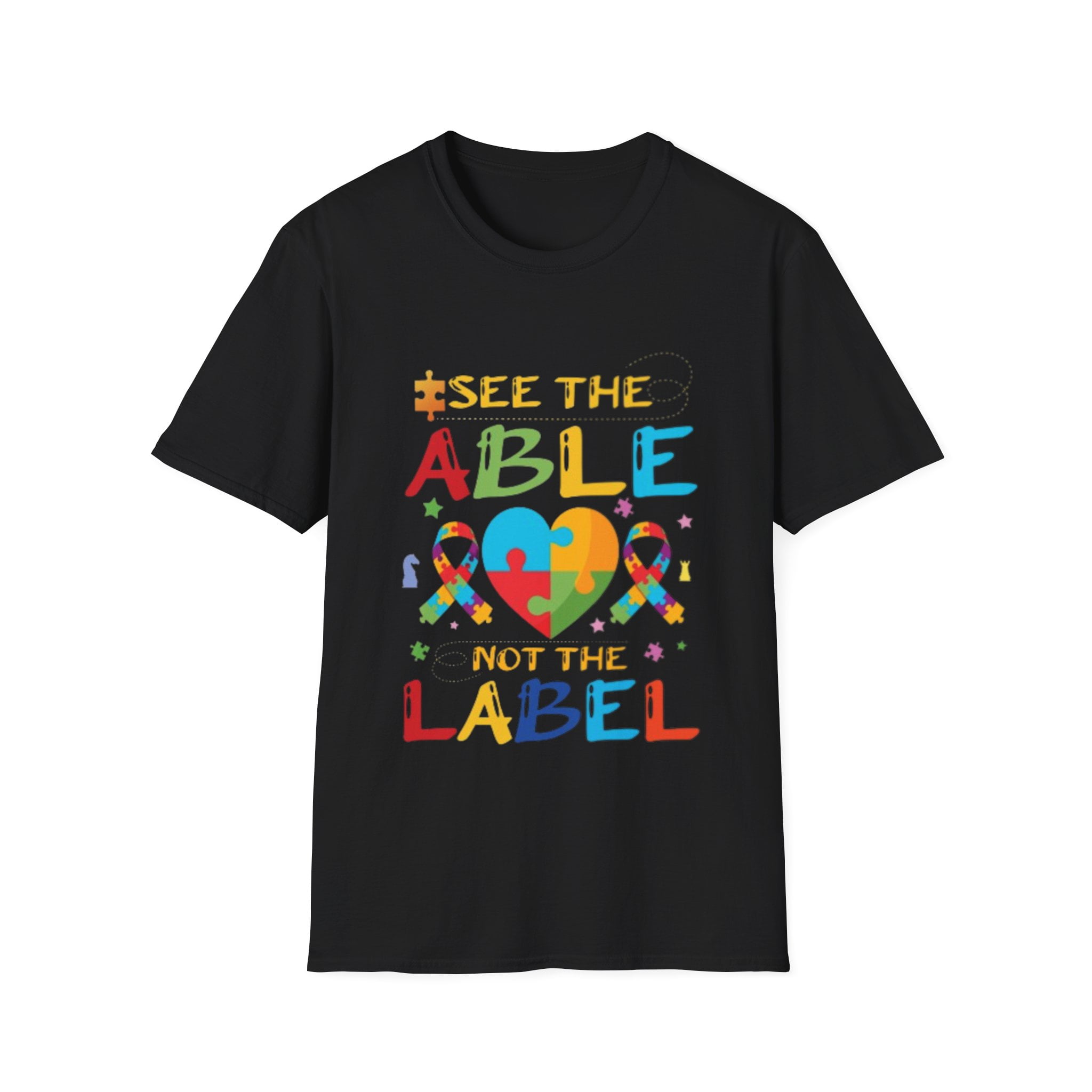 See The Able Not The Label Autism Awareness Graphic - Walmart.com