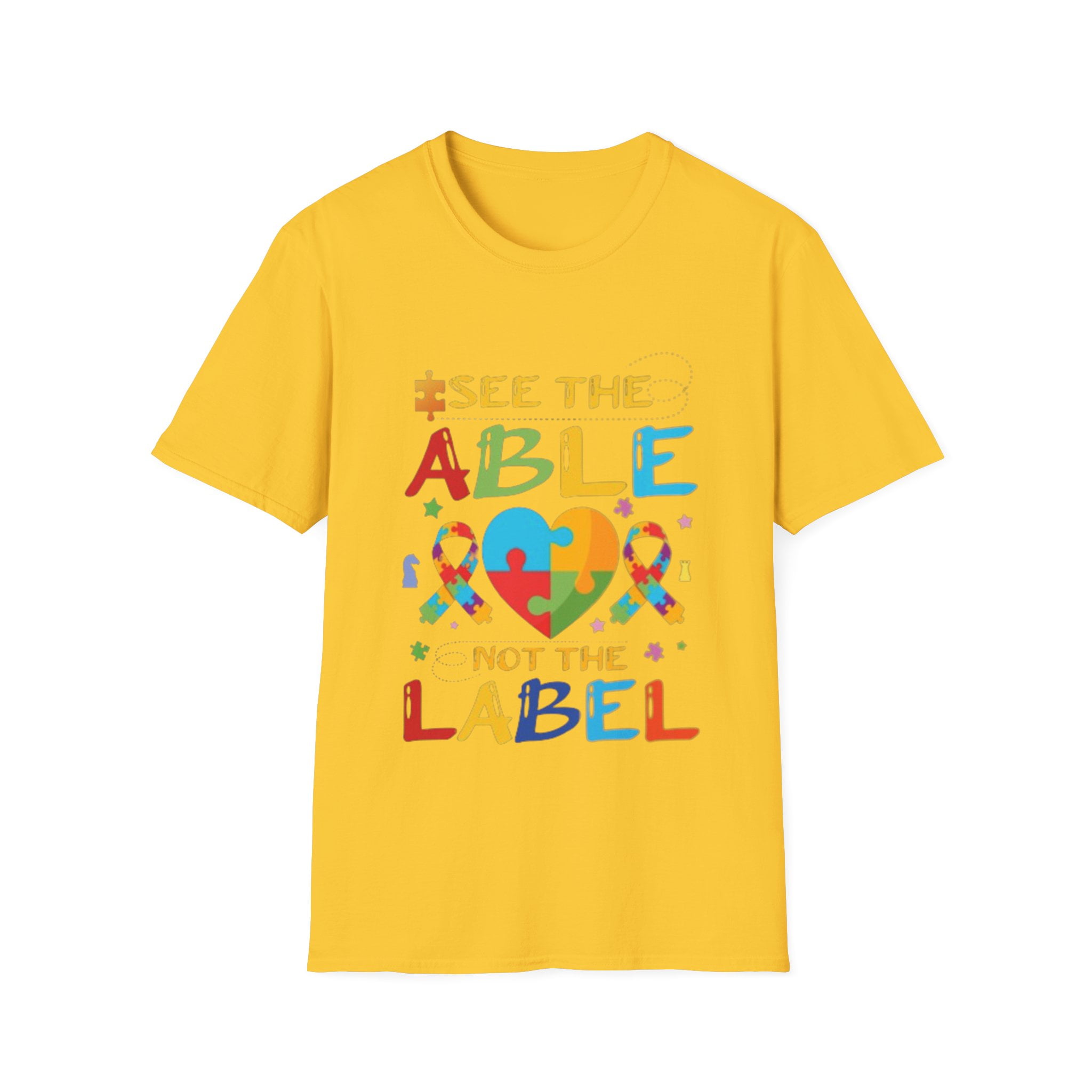 See The Able Not The Label Autism Awareness Graphic - Walmart.com