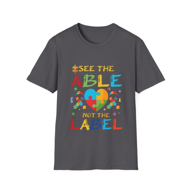 See The Able Not The Label Autism Awareness Graphic - Walmart.com