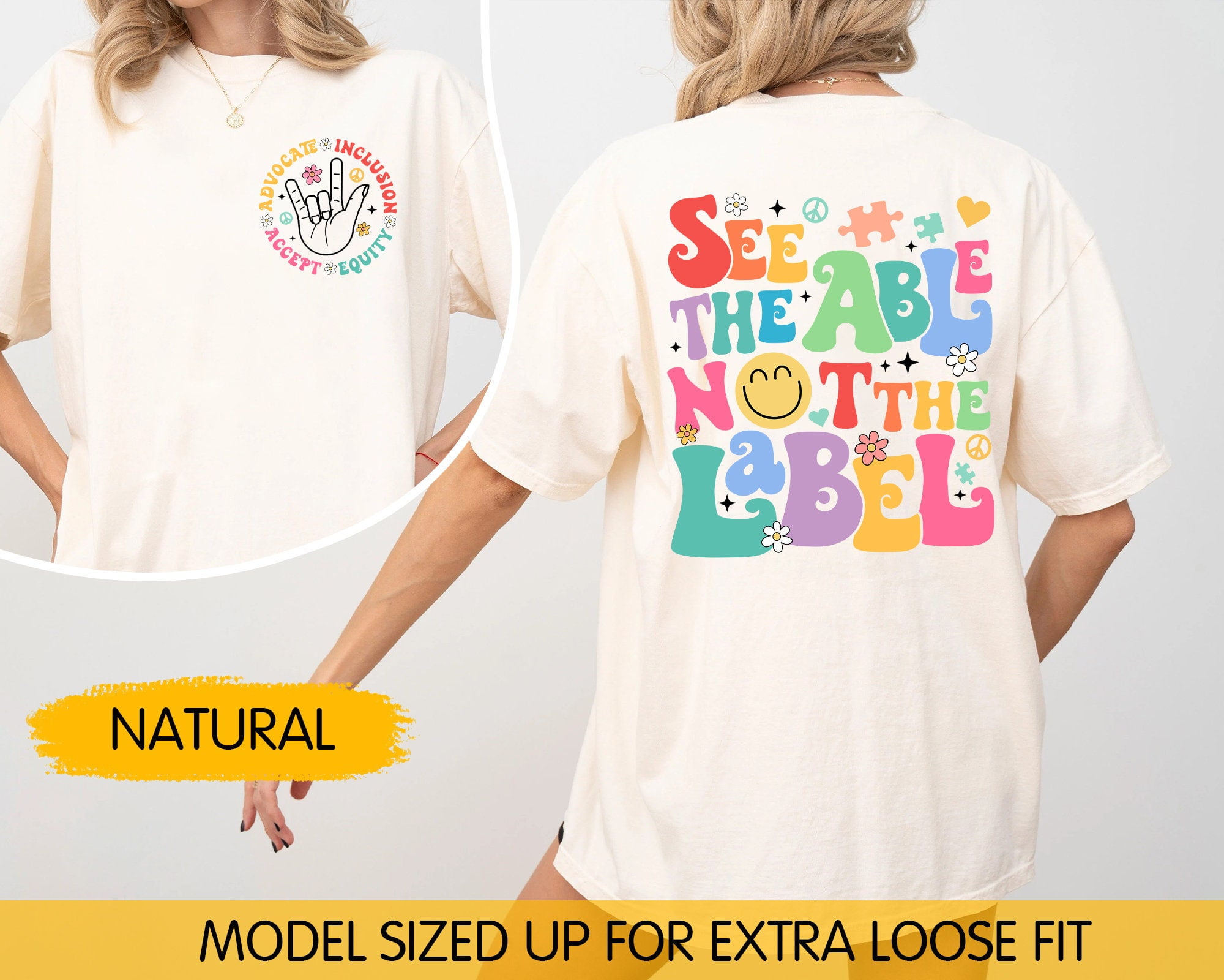 See The Able Not The Label Autism Shirt, SPED Teacher Shirt, Autism ...