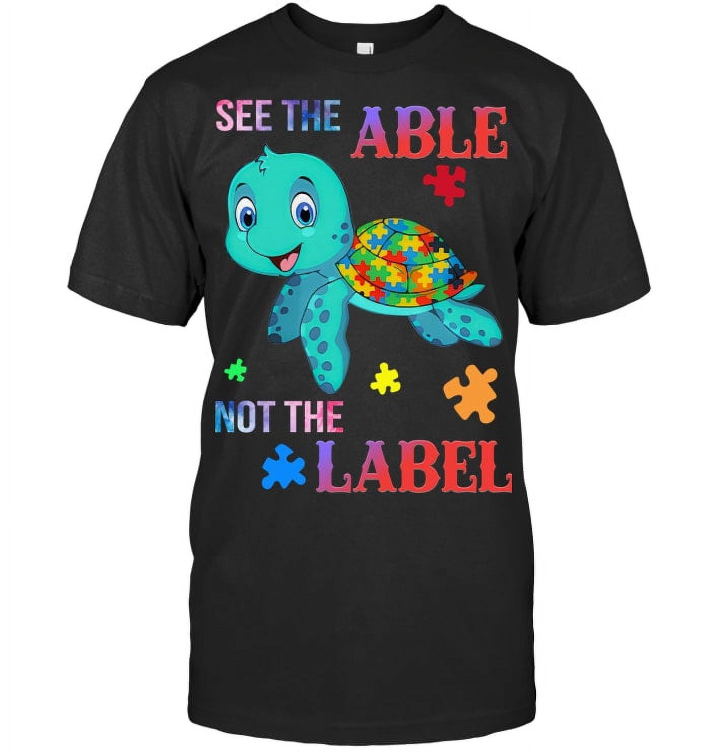 See The Able Not The Label Autism T Shirt - Walmart.com