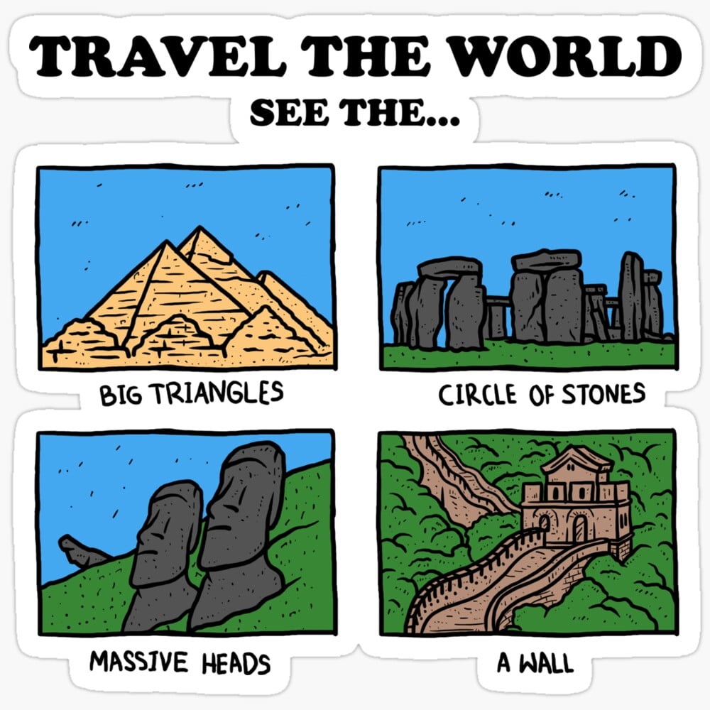 See The World (Silly Names) Sticker Phone Decal Water Bottle Stickers ...