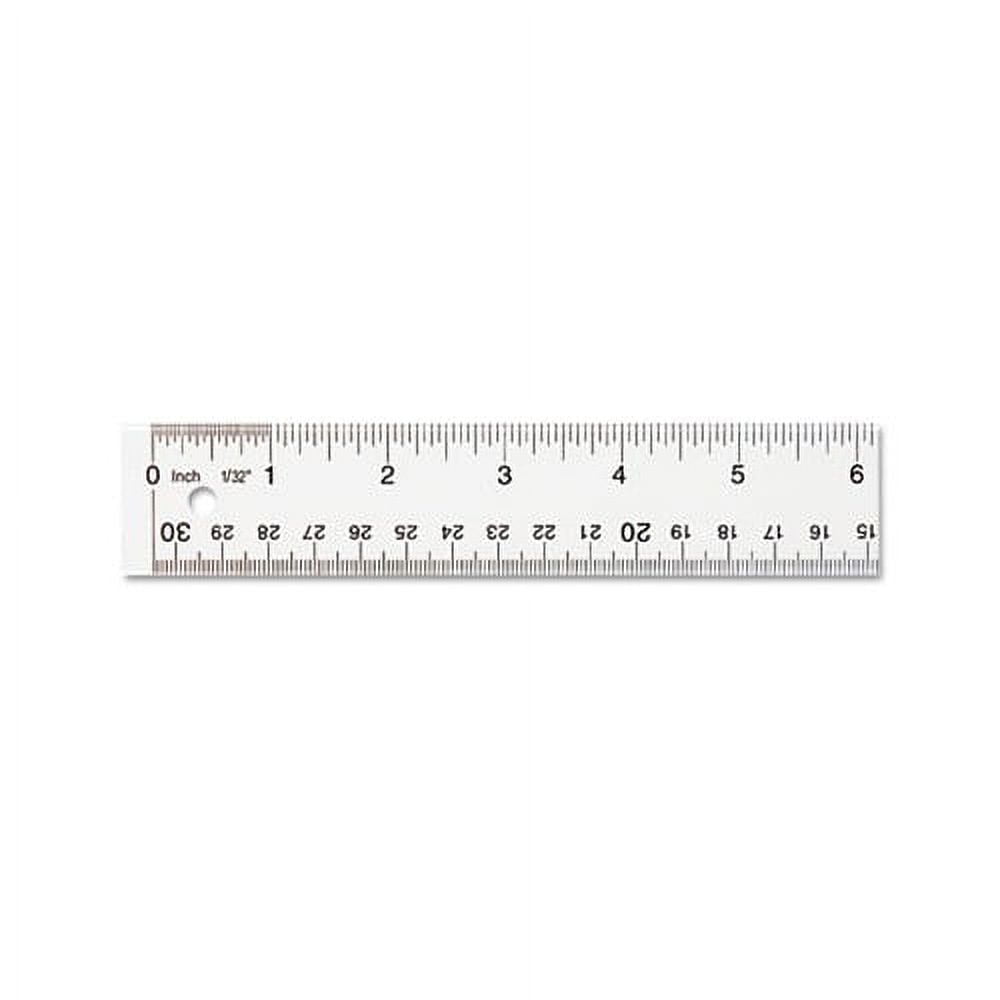 See Through Acrylic Ruler 12", Clear - Walmart.com