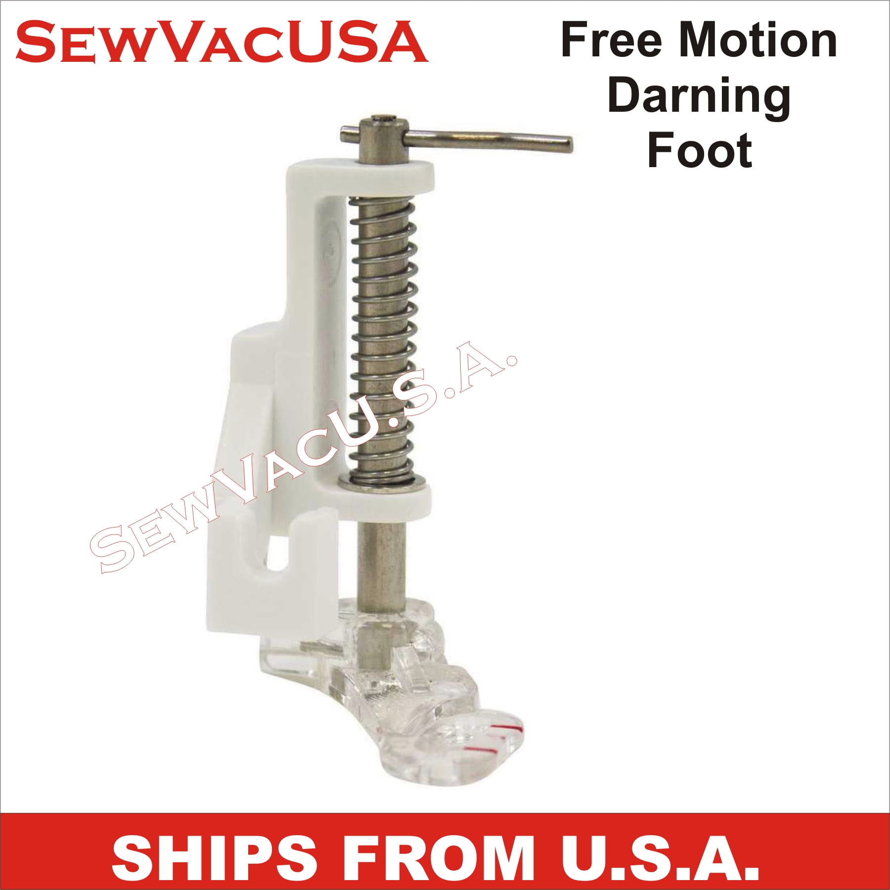 See Through Free Motion / Darning Foot Fits SINGER HD500 & More See ...