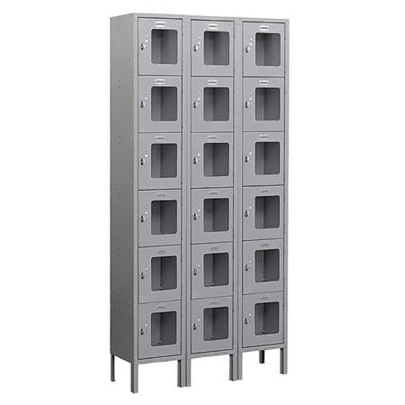 See-Through Metal Locker - Gray - Walmart.com