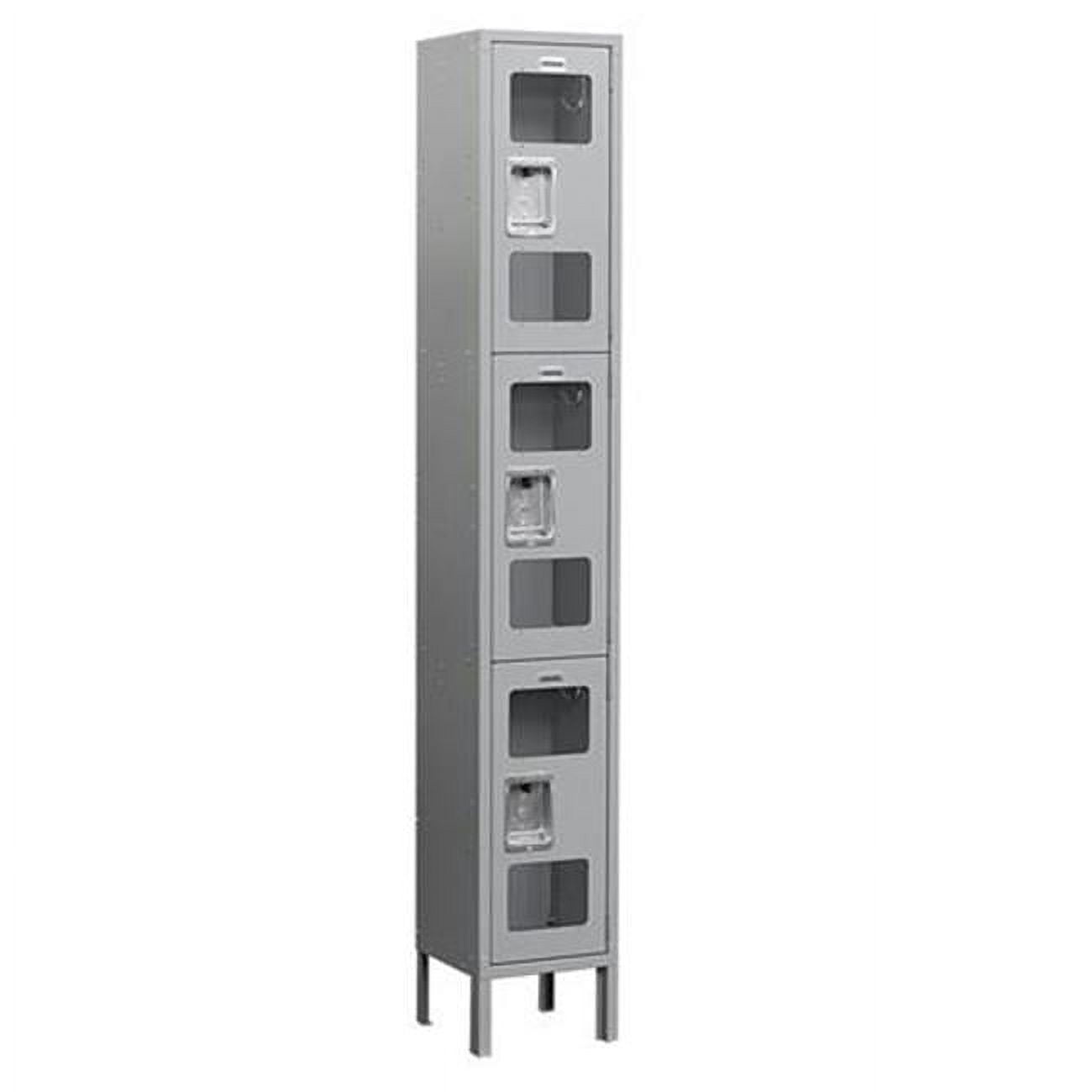 See-Through Metal Locker - Gray - Walmart.com