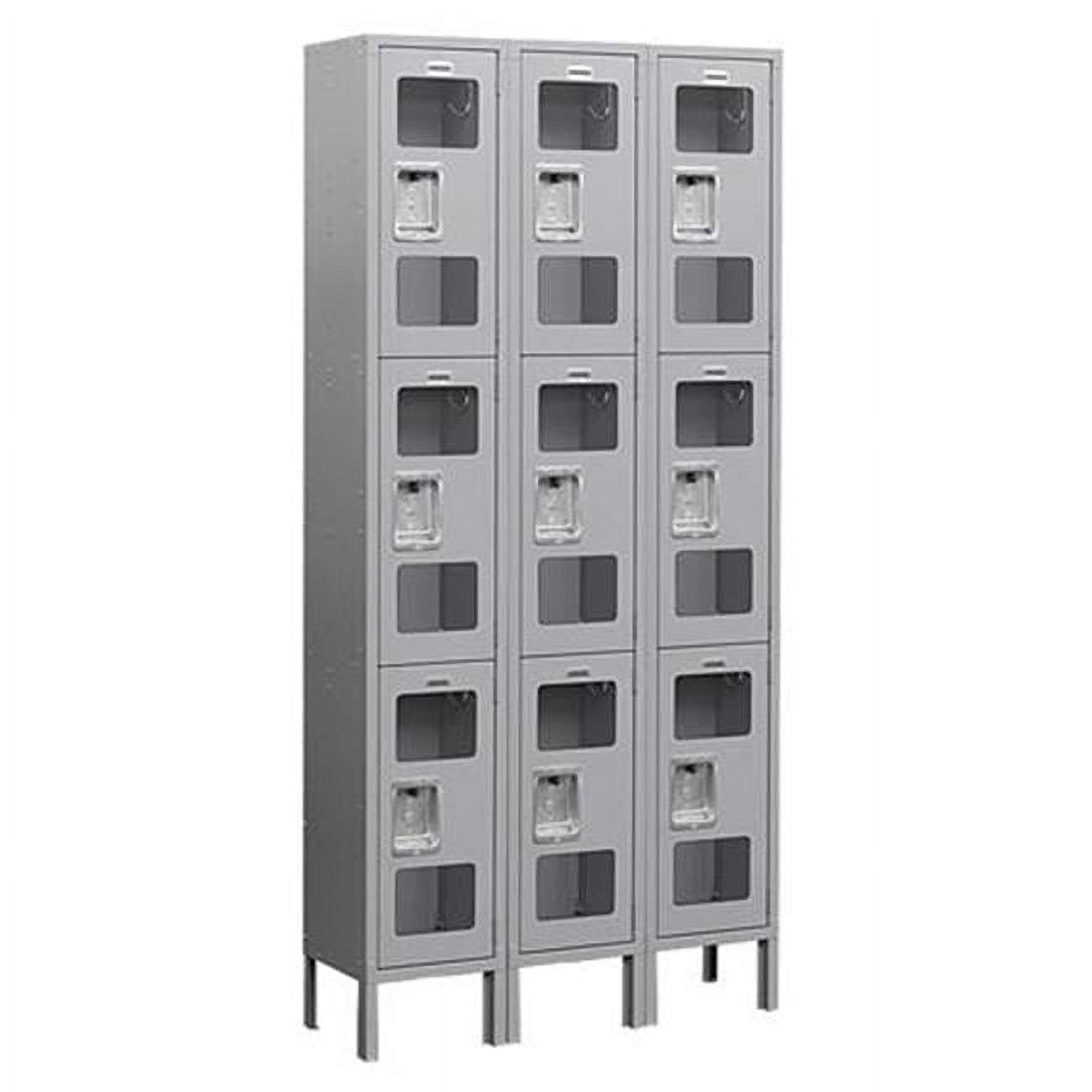 See-Through Metal Locker - Gray - Walmart.com