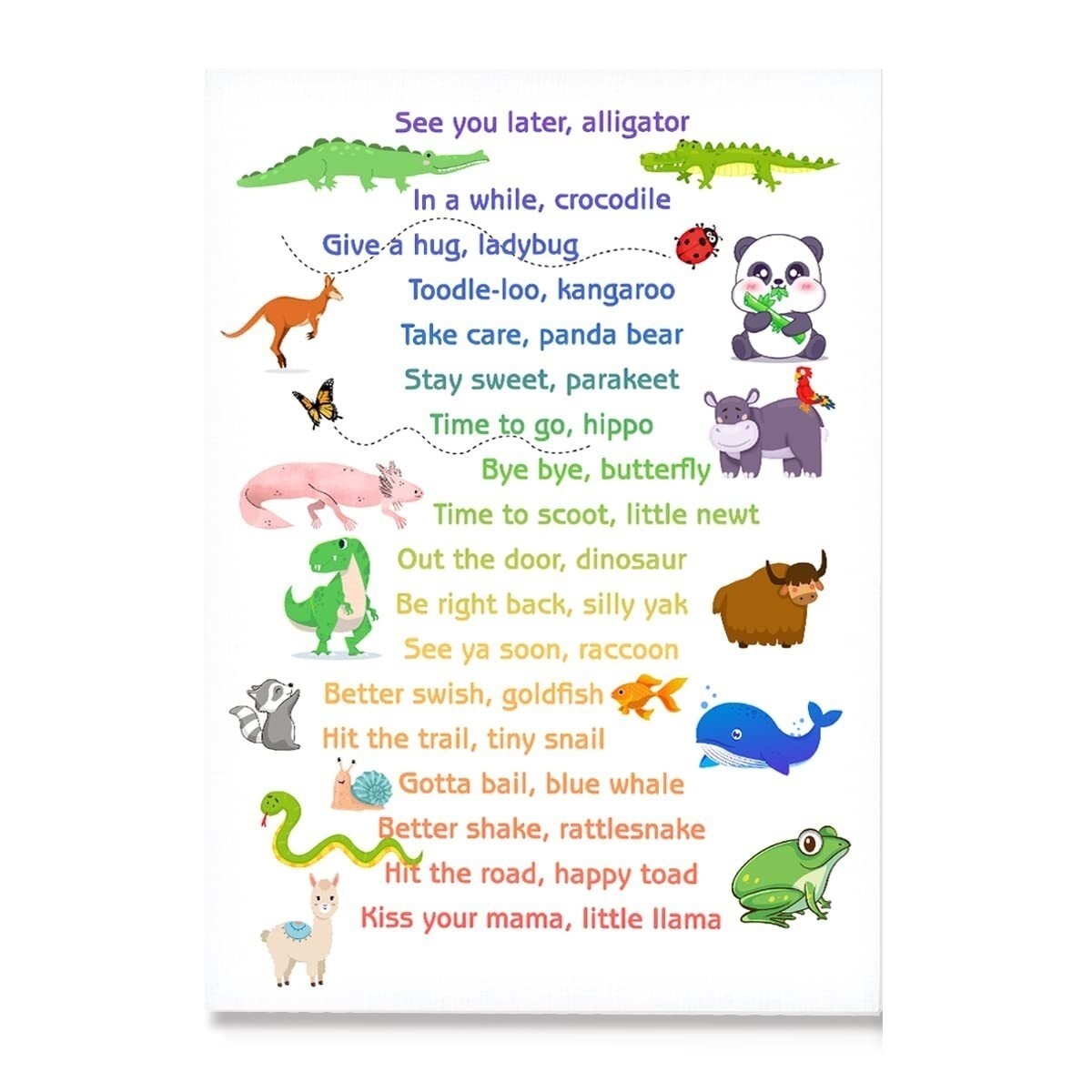 See You Later Alligator Canvas Wall Art,Kid Room Wall Decor,Later ...