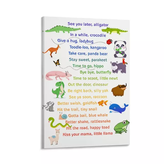 See You Later Alligator Poster Landscaping Office Decor Decoration NO ...