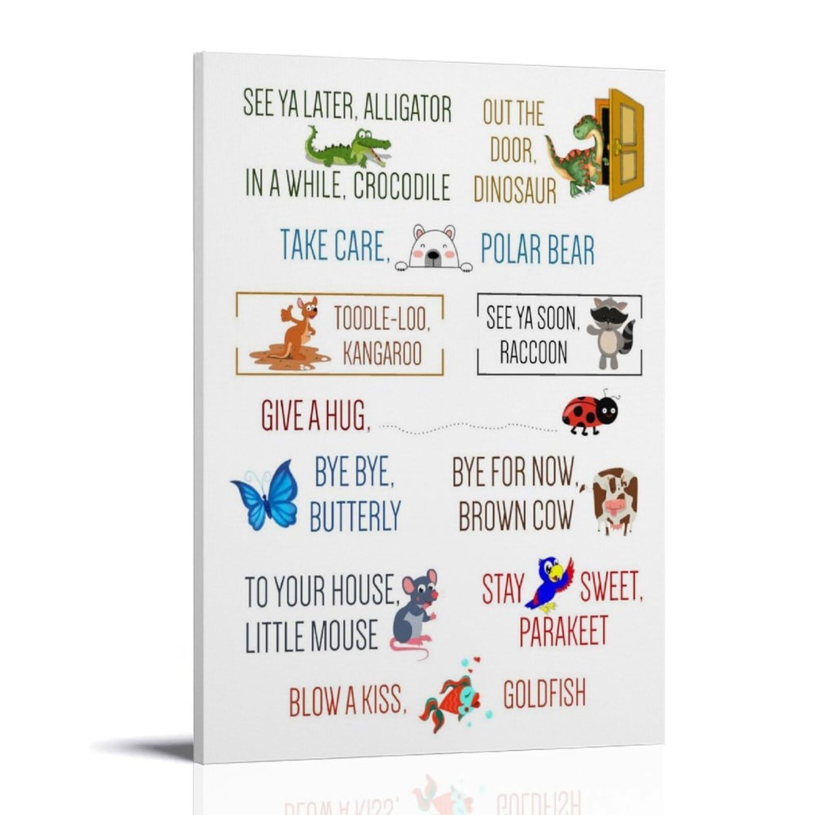 See You Later Funny Animal Poster Canvas (1) Wall Art Posters Wall Art ...