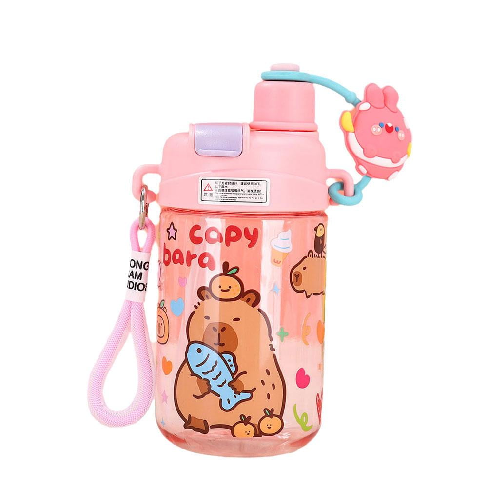 Seebee Kapi Ton Cup Portable Double Drinking Cup with Large acity Straw ...