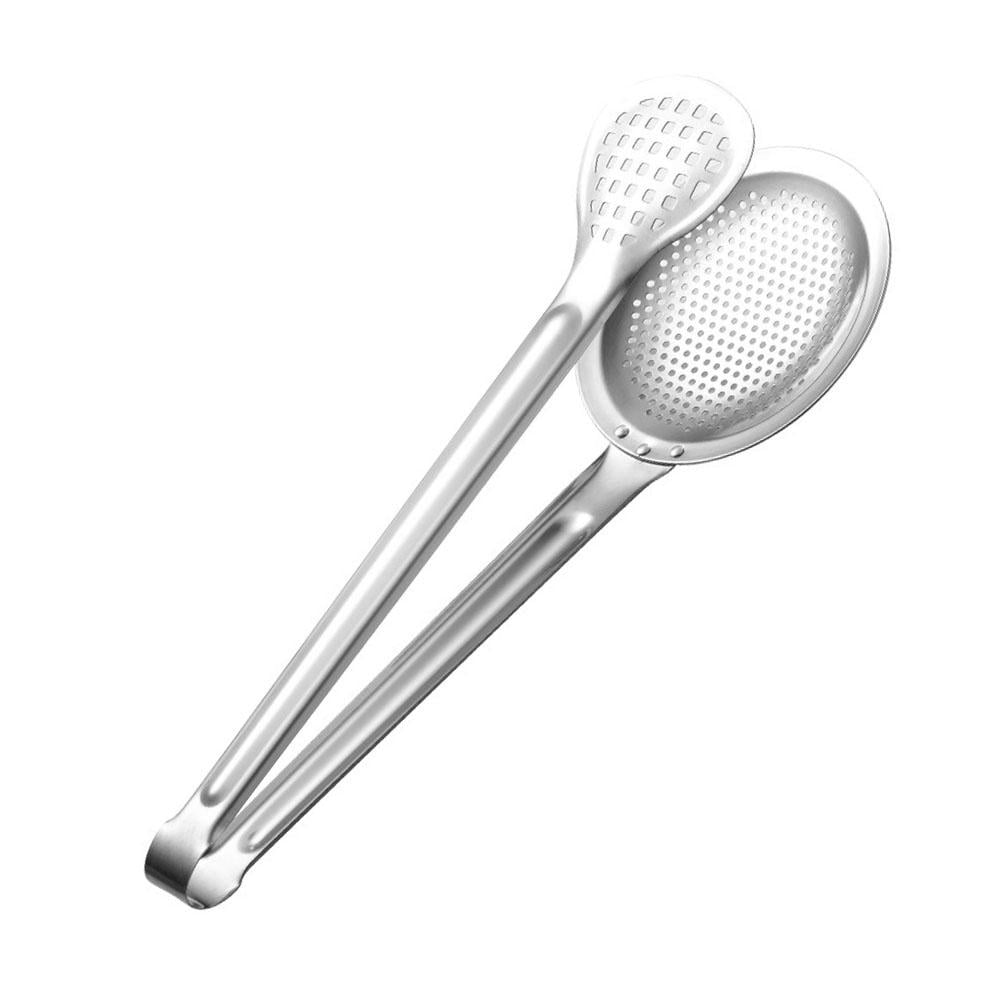 Seebee lti-fctional Food Filter Spoon With Clip Mesh Strainer Spoon Oil ...