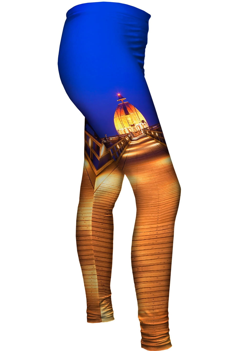 Seebrucke Golden Blue Glow Pier Leggings - Walmart.com