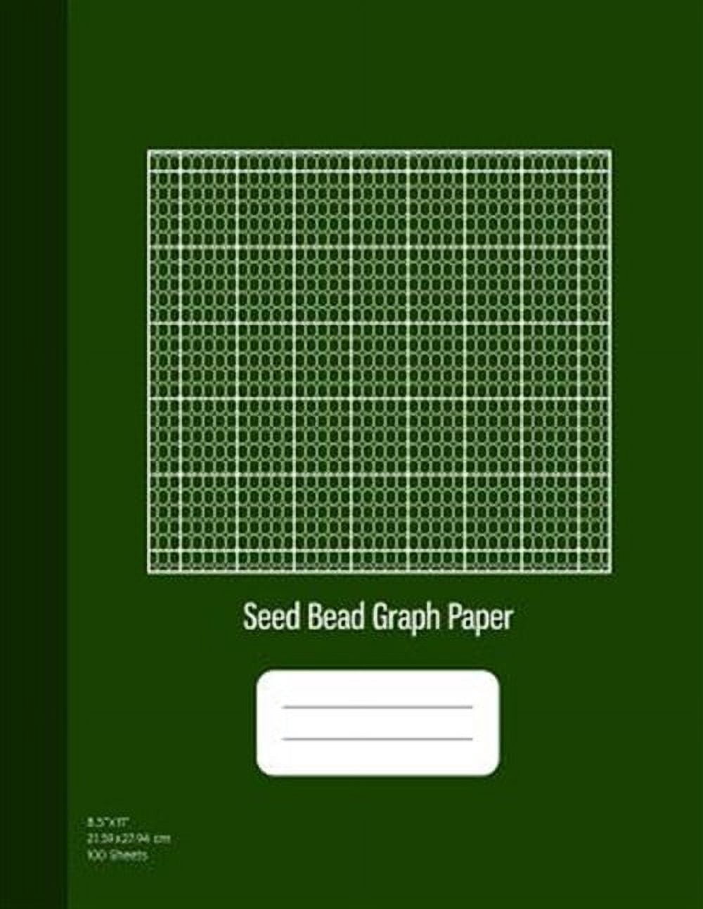 Seed Bead Graph Paper: Beadwork Paper, Seed Beading Grid Paper, Beading ...