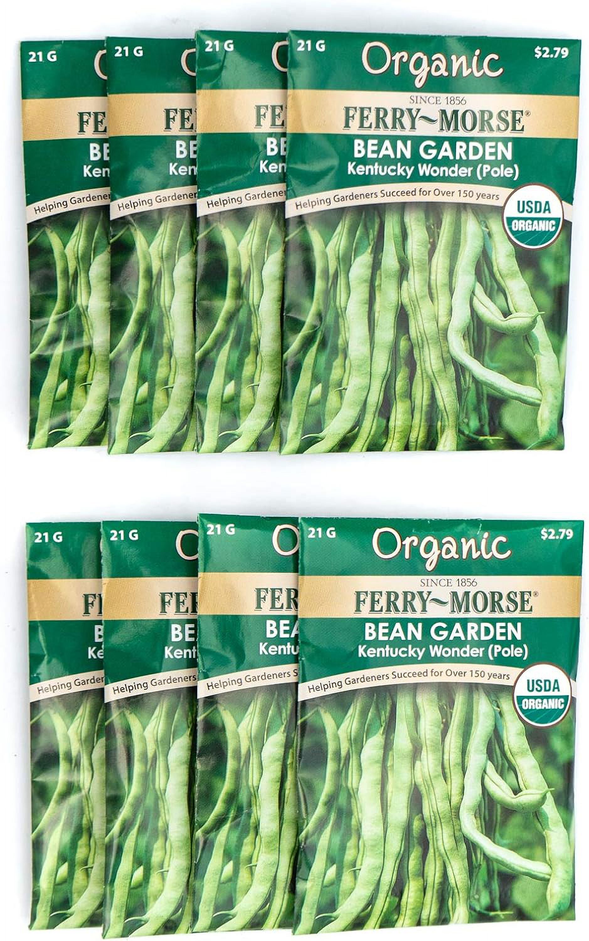 Seed | Bean ucky Wonder Organic Seed (8 Pack) - Walmart.com