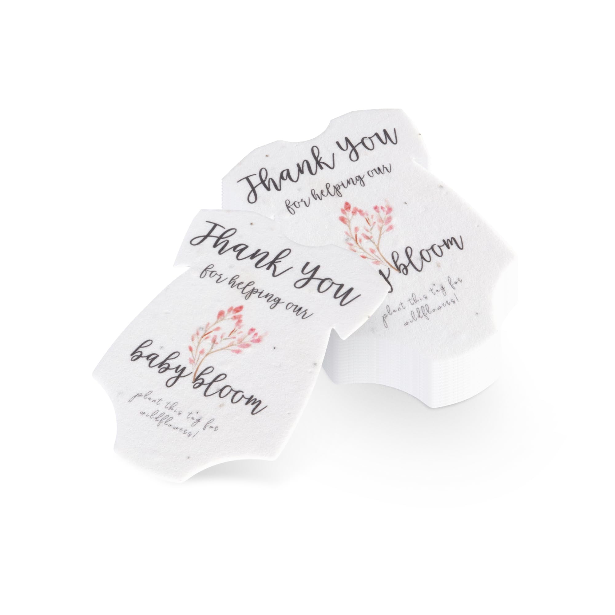 Seed Bloom 15pcs TWE5 Onesie - Plantable Seed Paper Embedded with ...