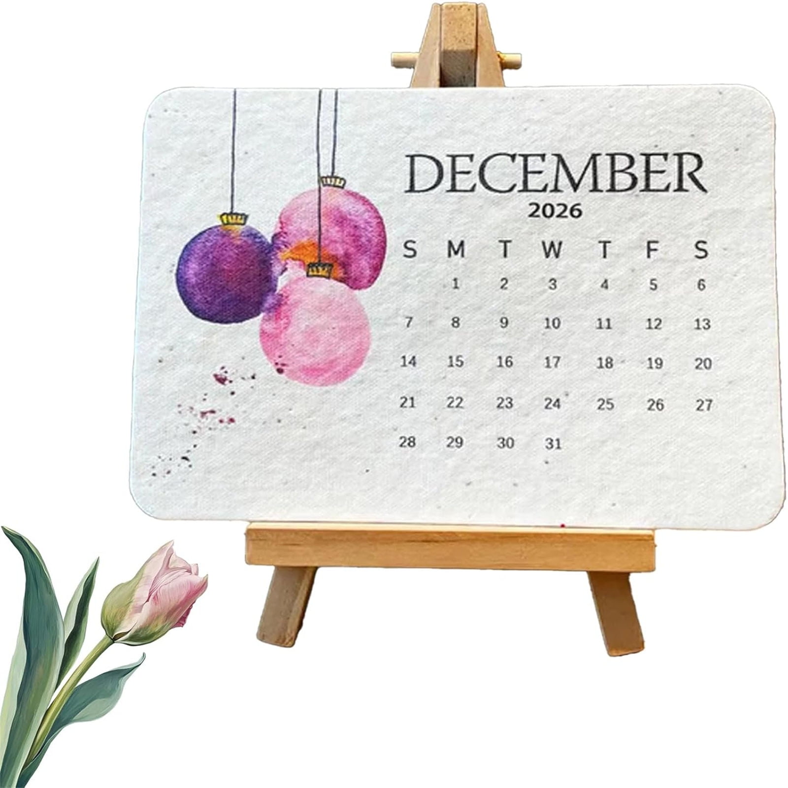 Seed Calendar 2026, Eco-Friendly Plantable Love Seed Calendar, Perfect ...