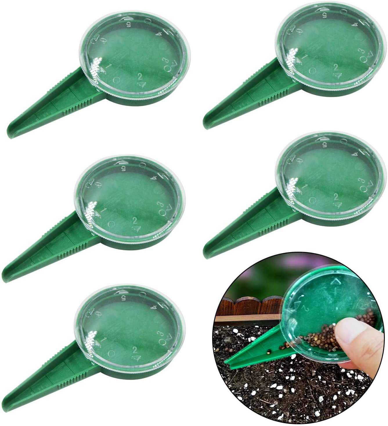 Seed Dispenser,5 Pack Sower Seed Spreaders Planter Seeder - Walmart.com