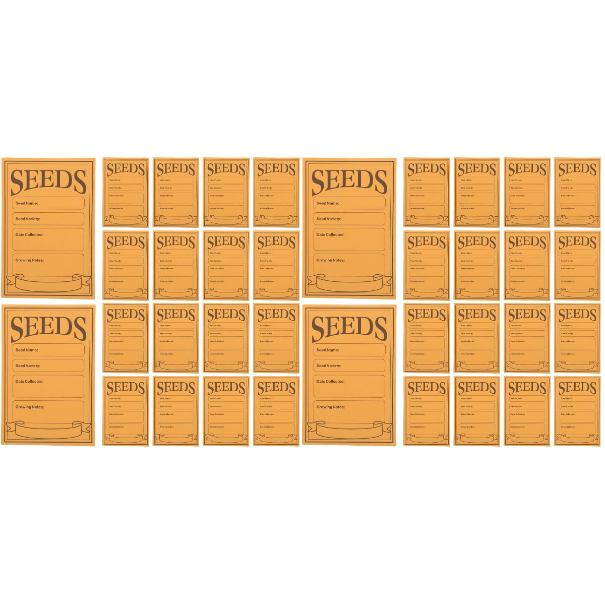 Seed Envelope 200 Pcs Plant Seeds Envelopes for Vegetable Baggies ...