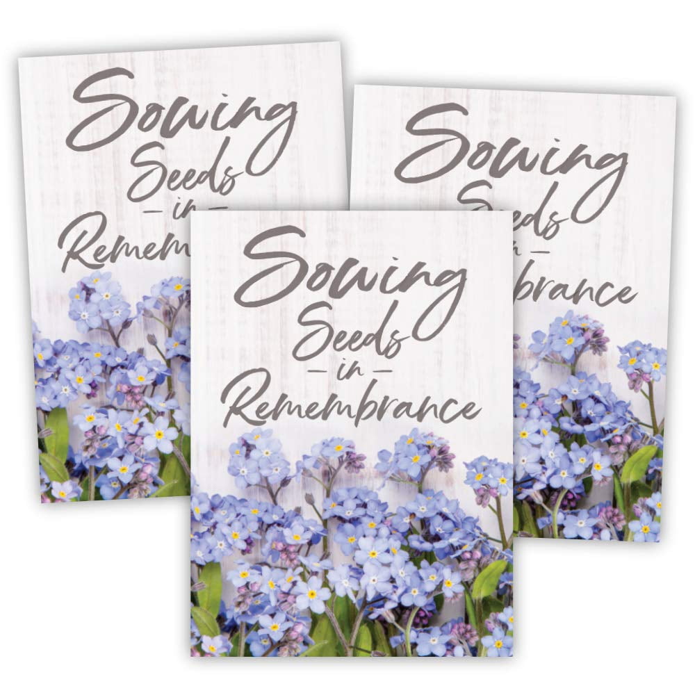 Seed Needs, Set of 20 Forget-Me-Not Seed MHD1Packet Favors (Packets are ...