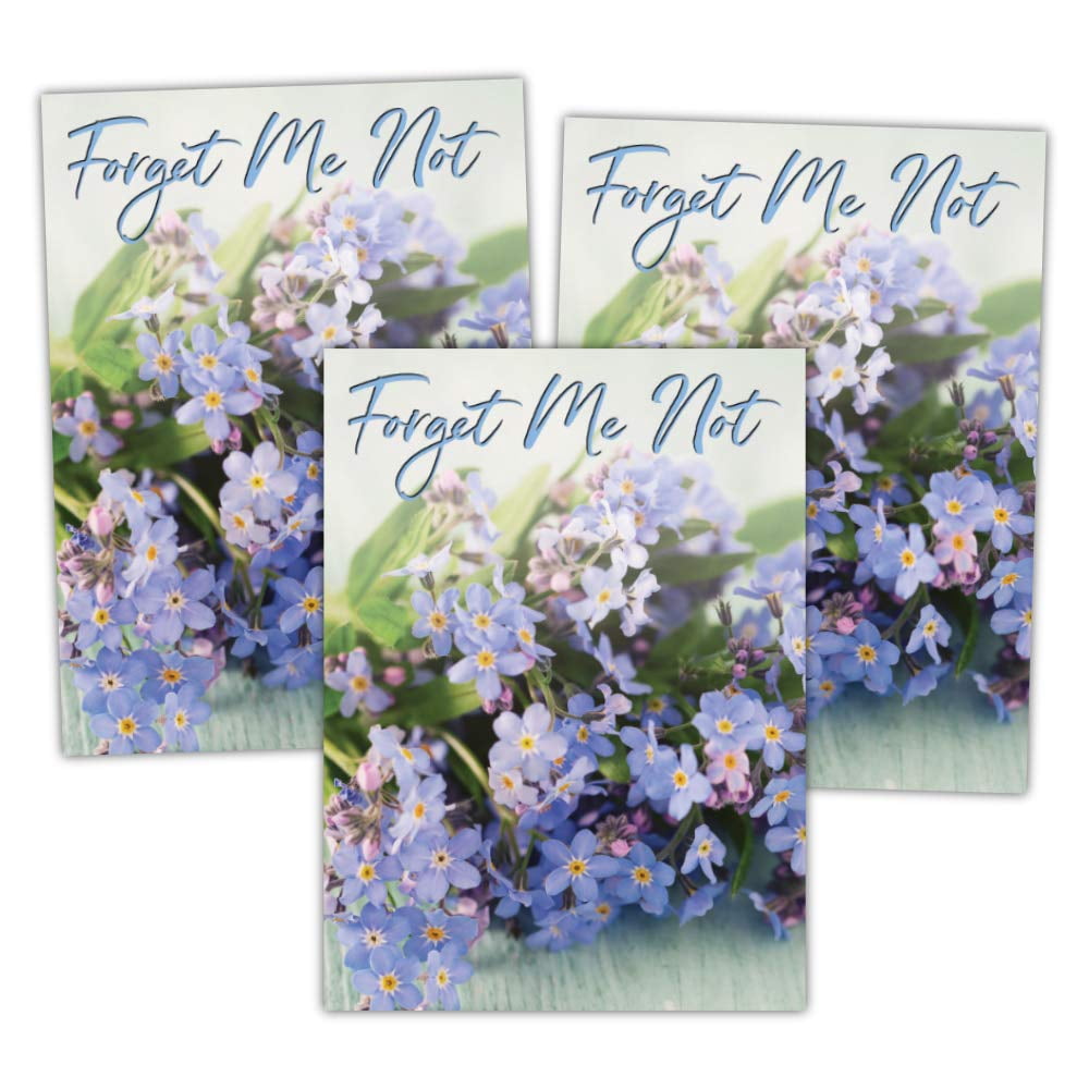 Seed Needs, SetUMRT of 20 Forget-Me-Not Remembrance Seed Packet Favors ...