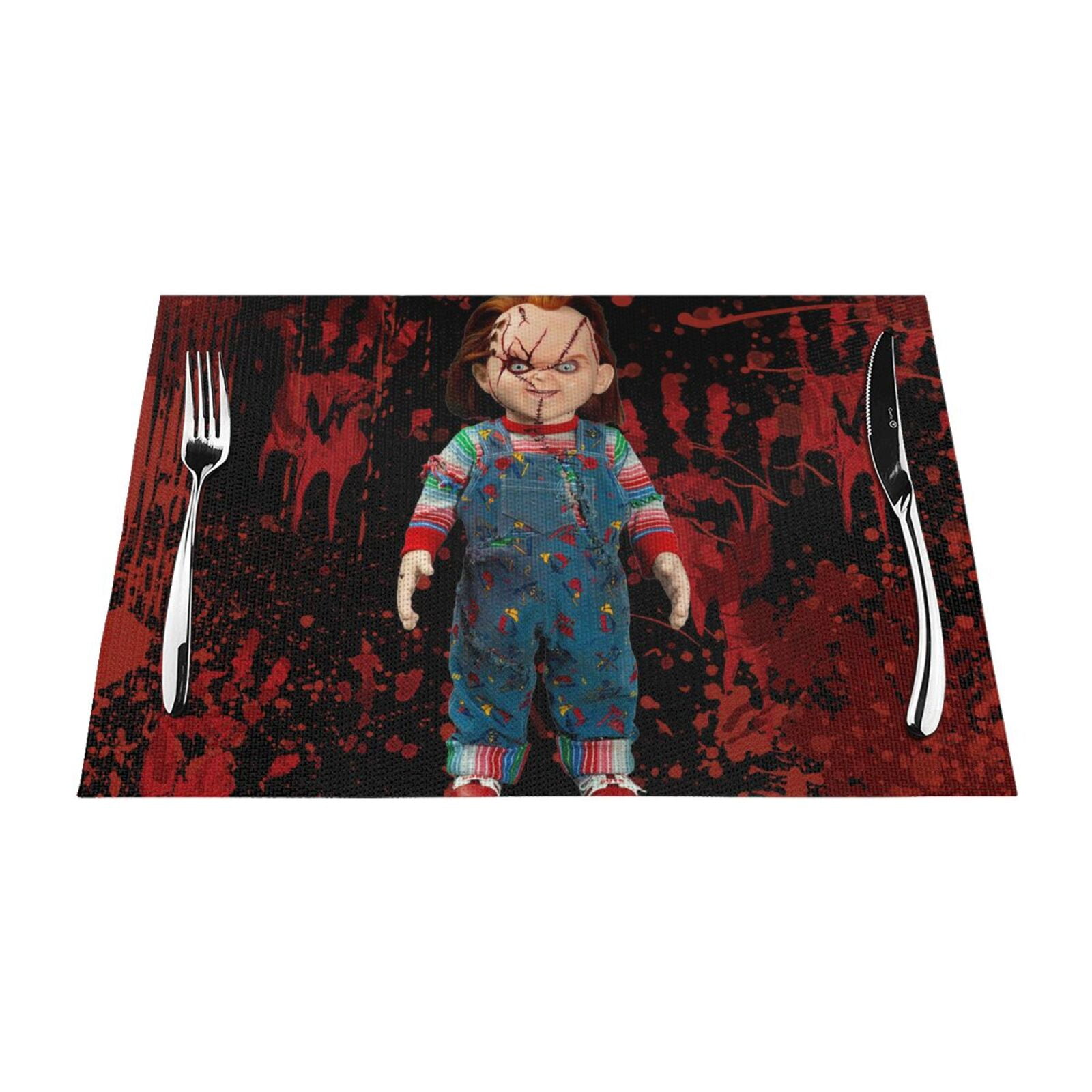 Seed Of Chucky Woven Placemats For Kitchen Dining Table Tabletop Skid ...