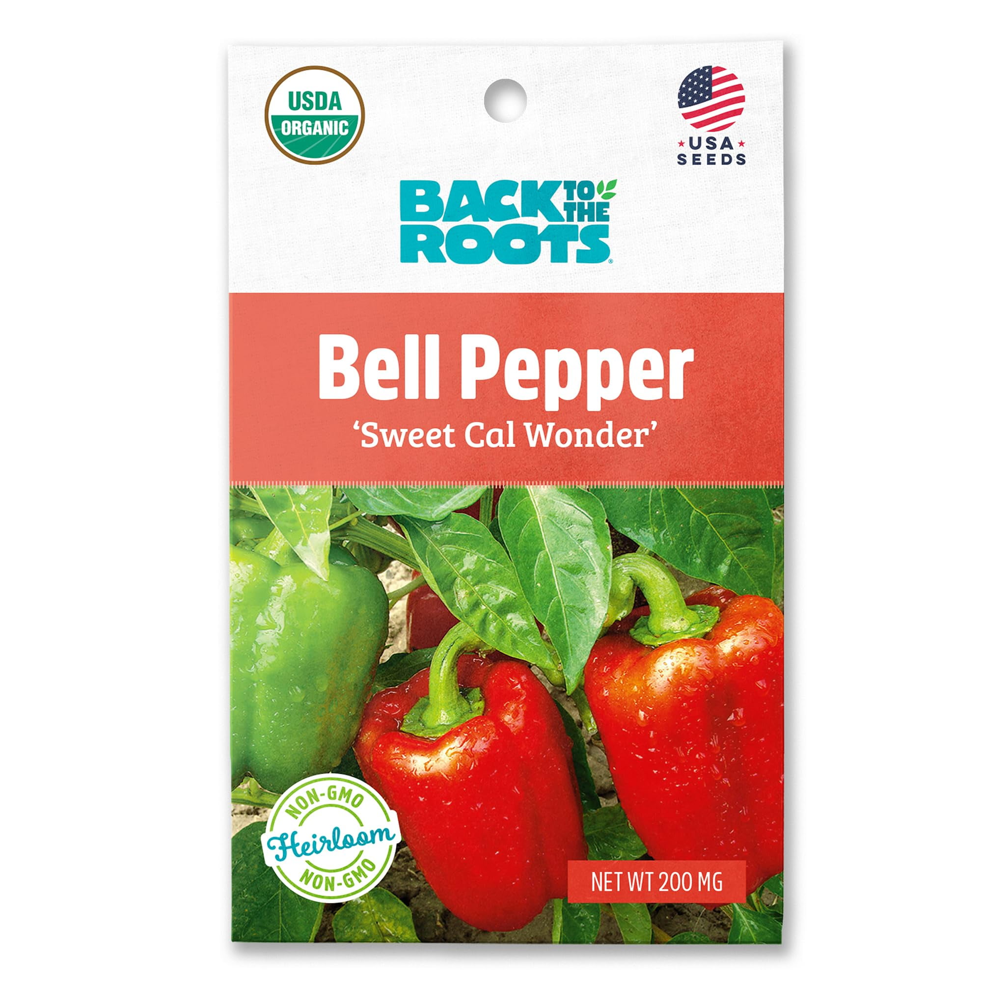 Seed Packet Bell Pepper 'Sweet Cal Wonder'ZAK01 - Walmart.com