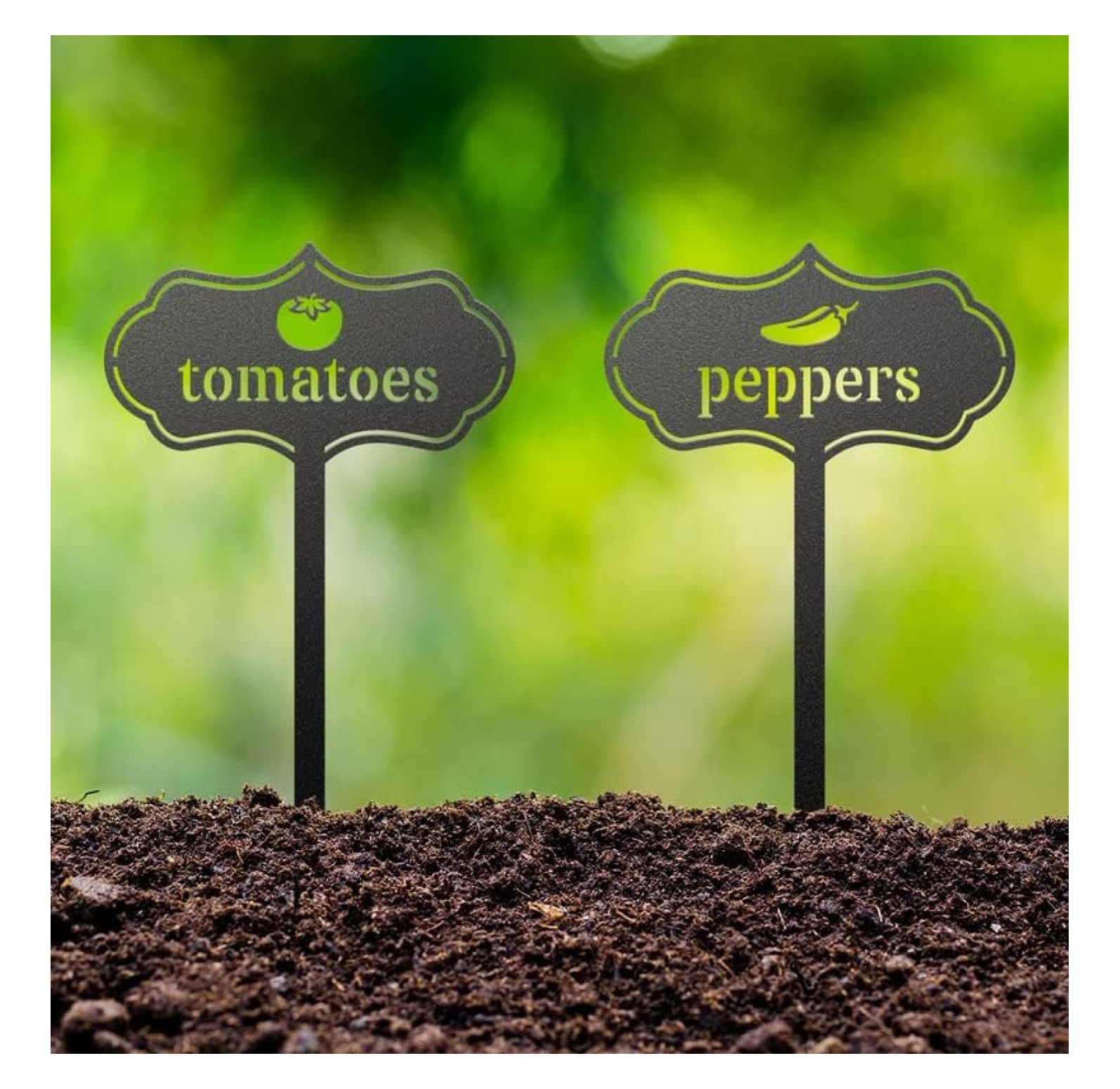 - Seed & Plant Markers - Indoor/Outdoor Garden Stakes - Fruit/Vegetable ...