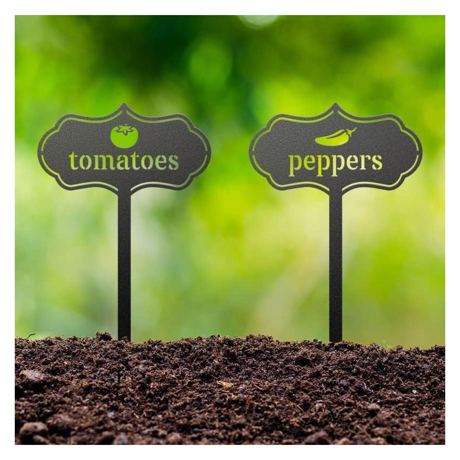 - Seed & Plant Markers - Indoor/Outdoor Garden Stakes - Fruit/Vegetable ...