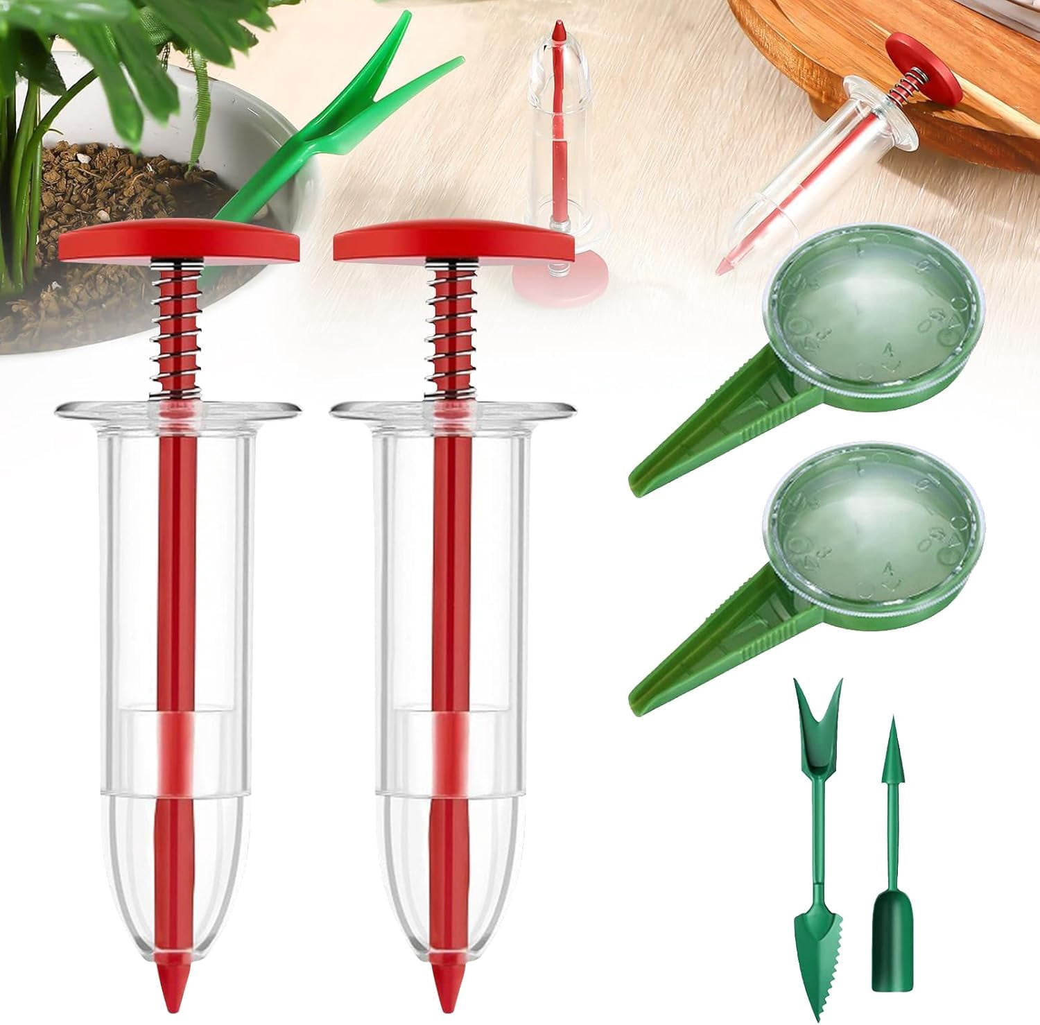Seed Planter Tool, 6 Pcs Mini Seed Spreader, 2025 Seed Spreader ...