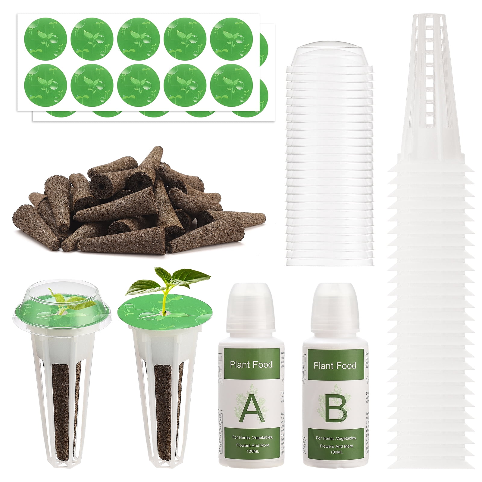 Seed Pod Kit For Hydroponics Easy To Grow Plant Basket Set - Walmart.com