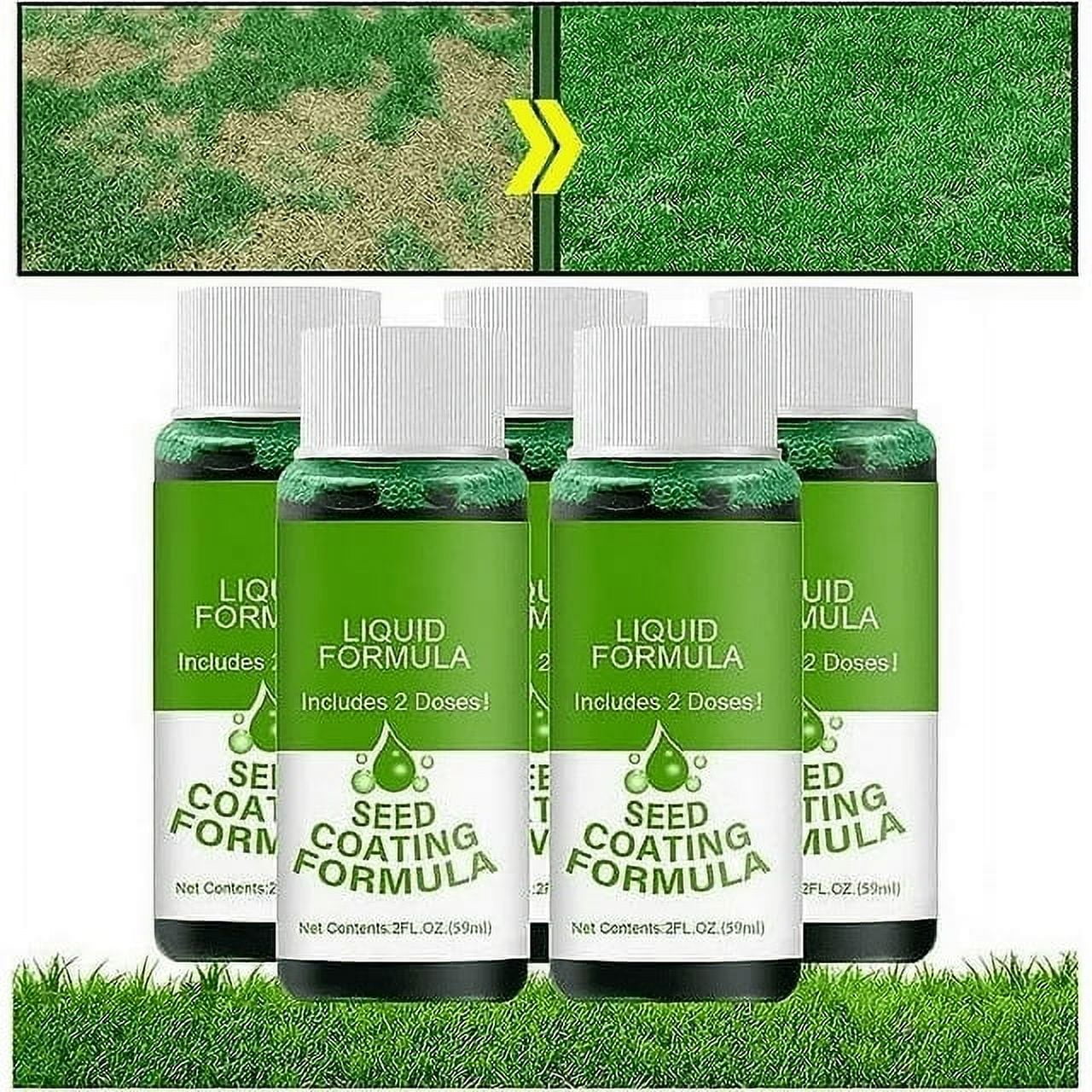 Seed Spray Liquid Natural Green Grass Paint for Lawn,Seed Spray Liquid ...