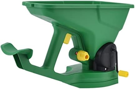 Seed Spreader, 1.5L 5 Gear Gardener Hand Held Seed Spreader Energy Saving Portable Spreader for ...