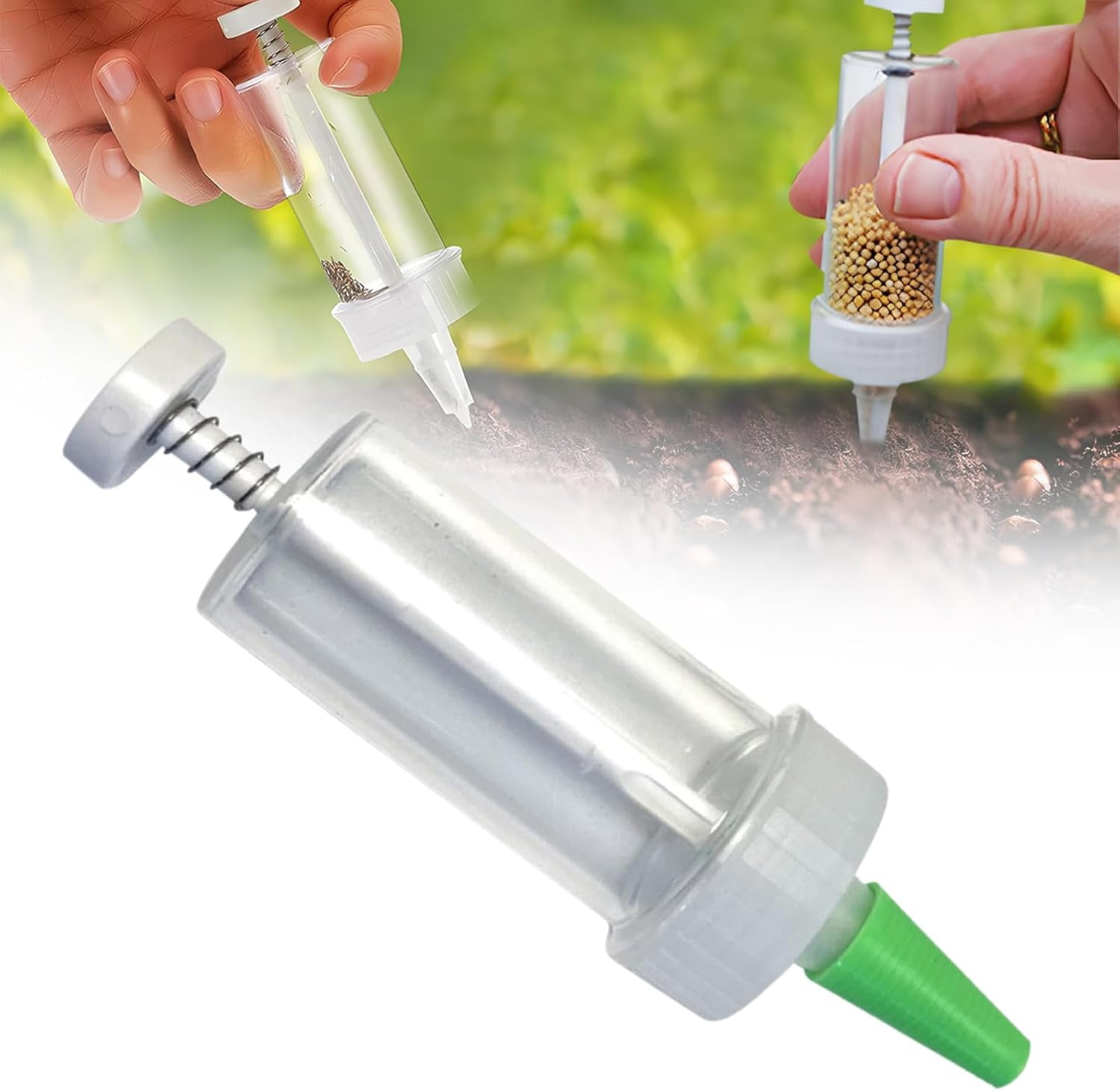 Seed Spreader, 2025 New Mini Seed Spreader, Mini Sowing Seed Dispenser Seed Planter Tool, Hand ...