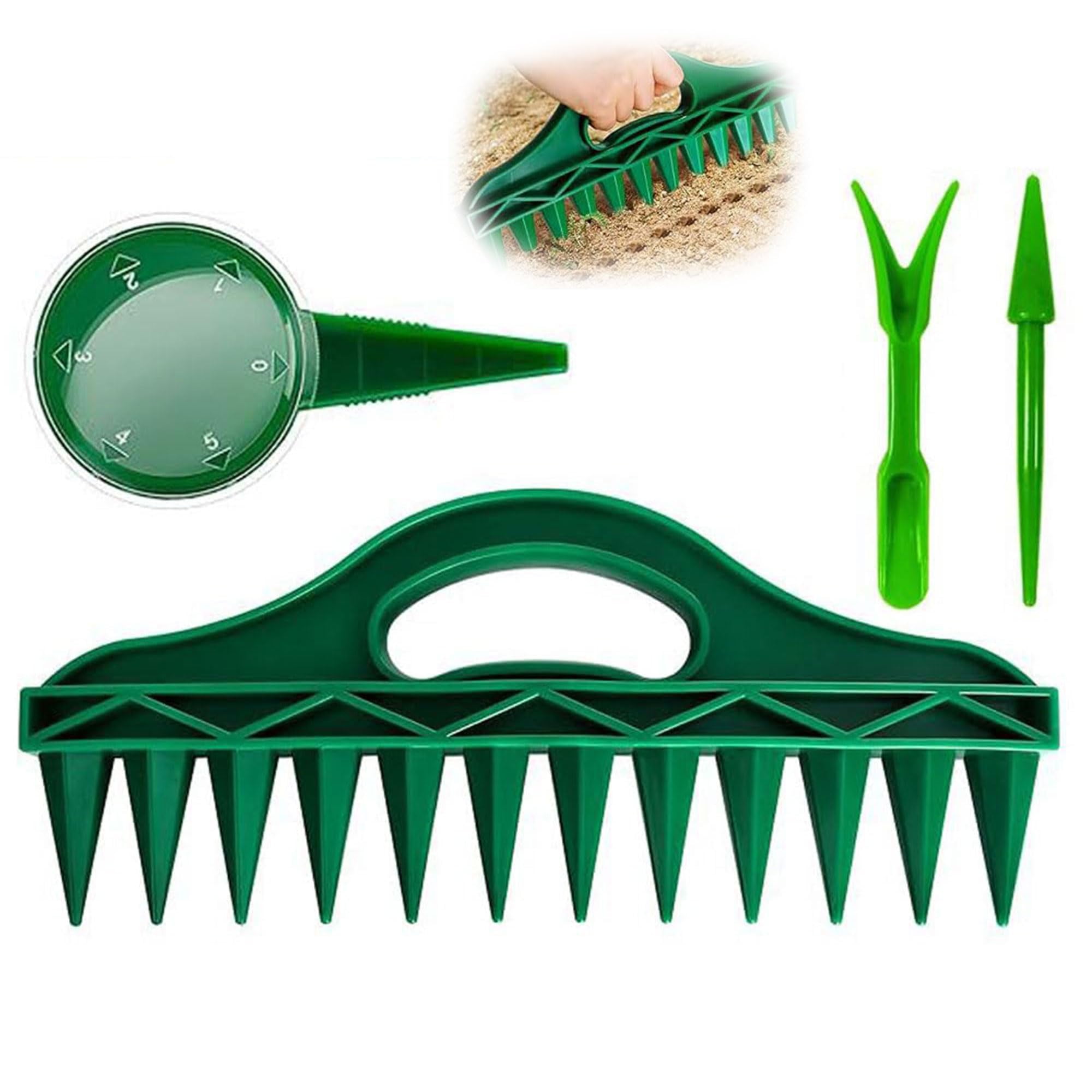 Seed Spreader, 2025 New Sowing Seeds MVR1 Dispenser Set, Mini Seed Dispenser for Small Seeds ...