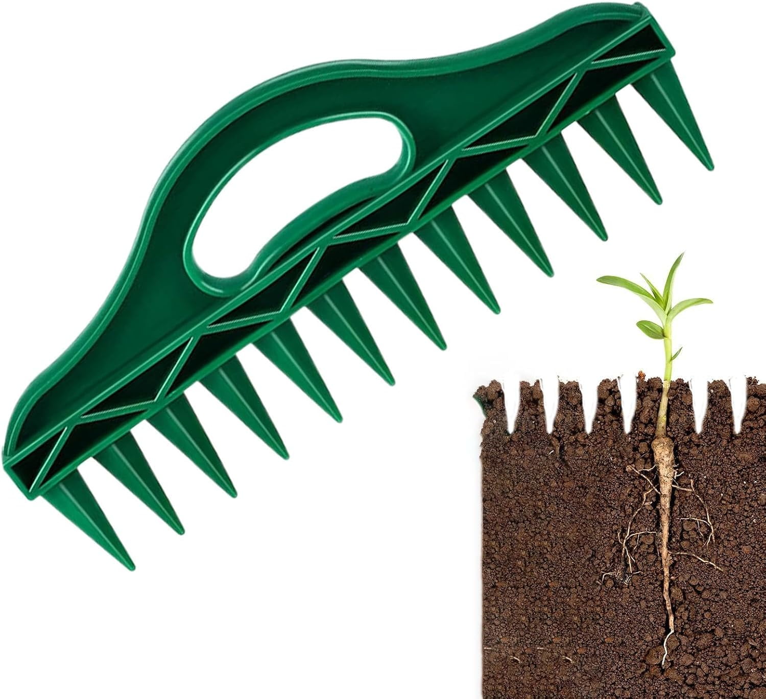 Seed Spreader Handheld Seed Planter Tool, Manual Sowing Seeds Dispenser ...