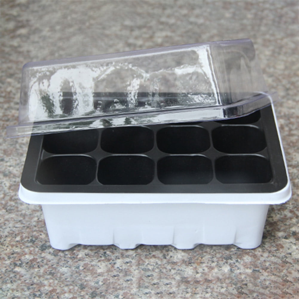 Seed Starter Box 12 Cell Set/root Cloning Holders with Transparent Lid ...