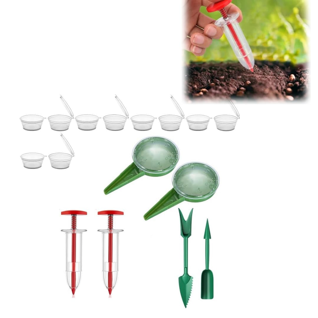 Seed Starter Kit, 16 PCS Mini Seed Spreader, 2024 New Mini Sowing Seed ...