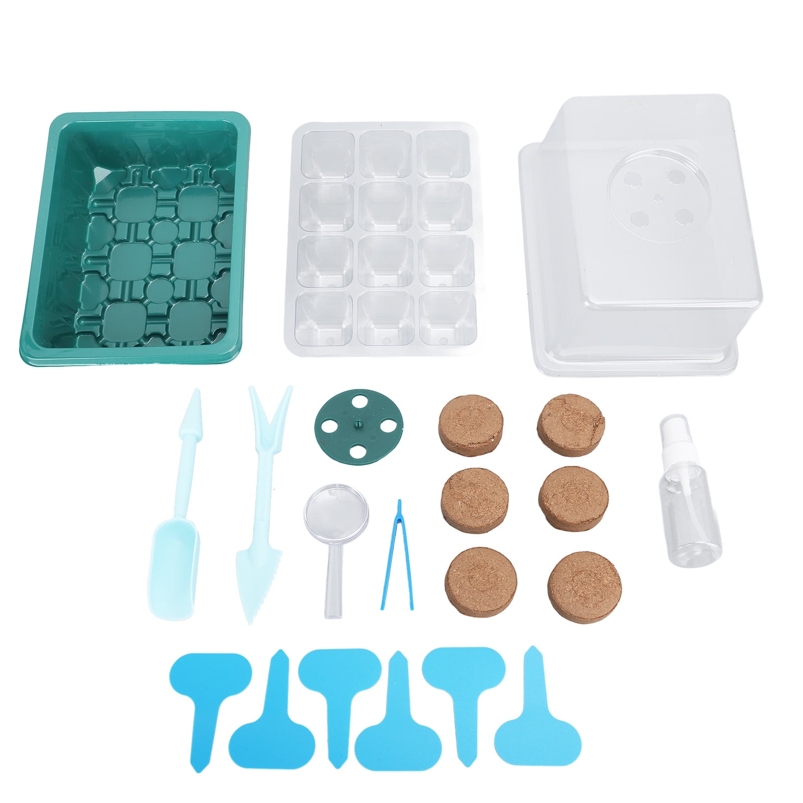 Seed Starter Kit Seed Growing Tray DIY Plant Germination Station Set ...