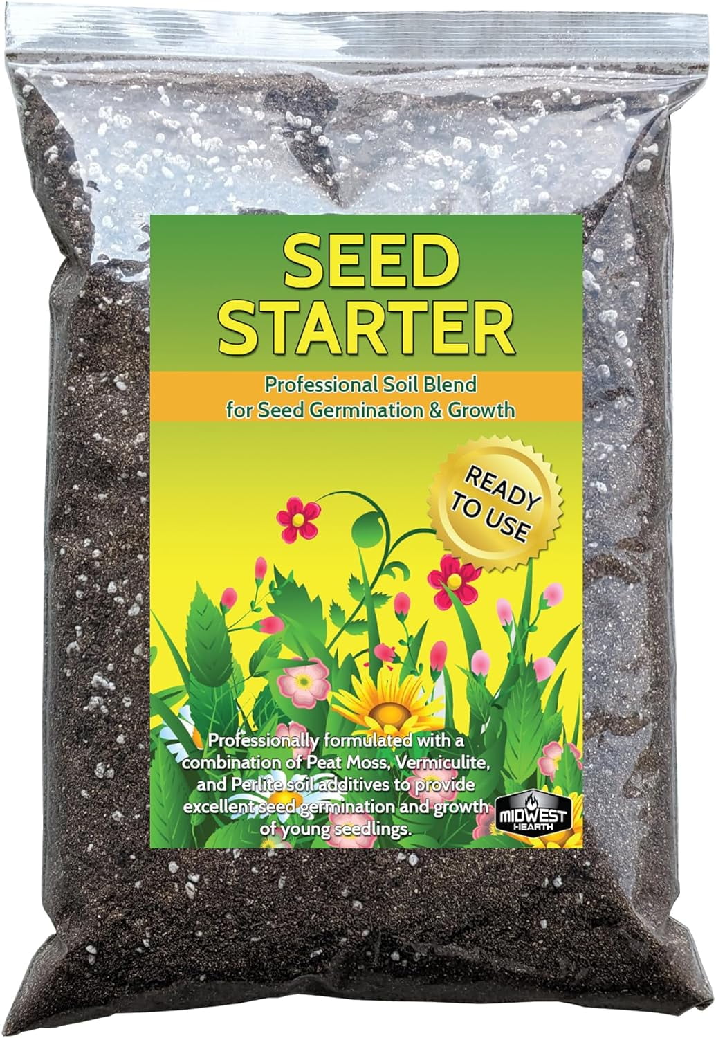 Seed Starter Natural Potting Soil Mix for Germination and Growth (Made ...