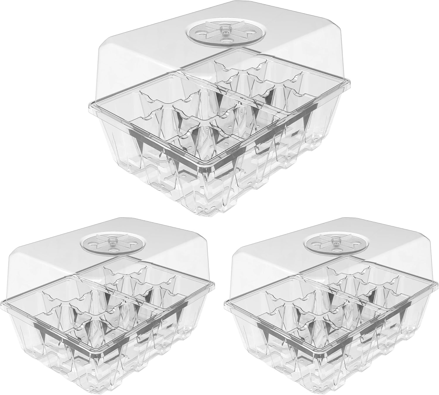 Seed Starter Tray Germination Kit, Seed Starter Kit with Adjustable ...