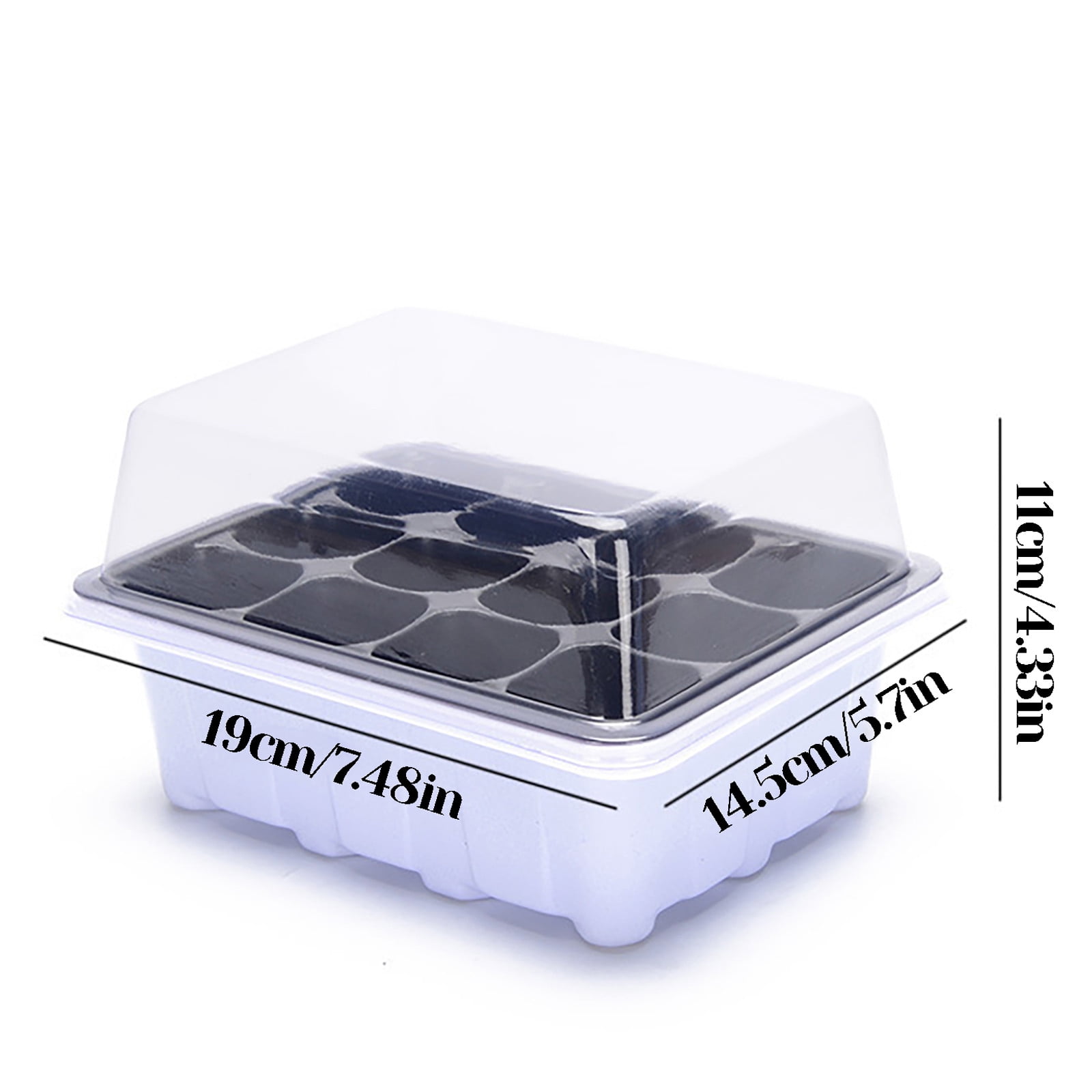 Seed Starter Tray Seedling Kits,Plant Starter Kit with Adjustable ...