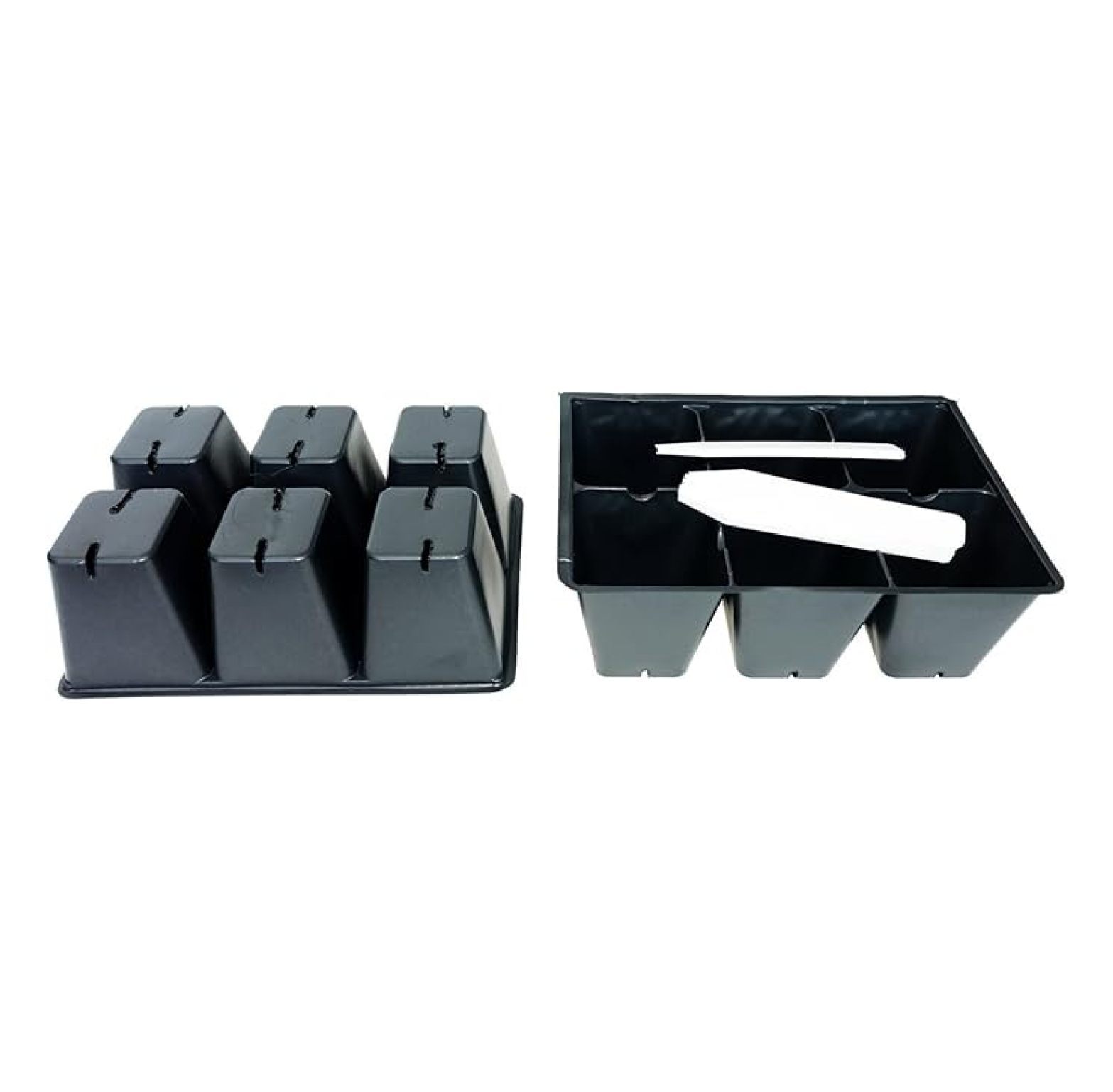 Seed Starter Trays 100 Cell - Large 2.25" Cells + 20 Labels - Seed ...