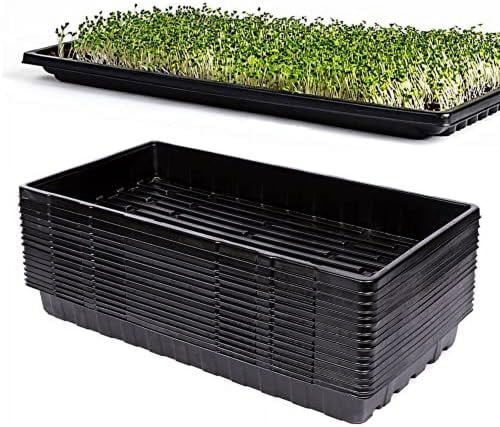 Seed Starter Trays 15 Pack - 1020 Cloning Trays For Germination And ...