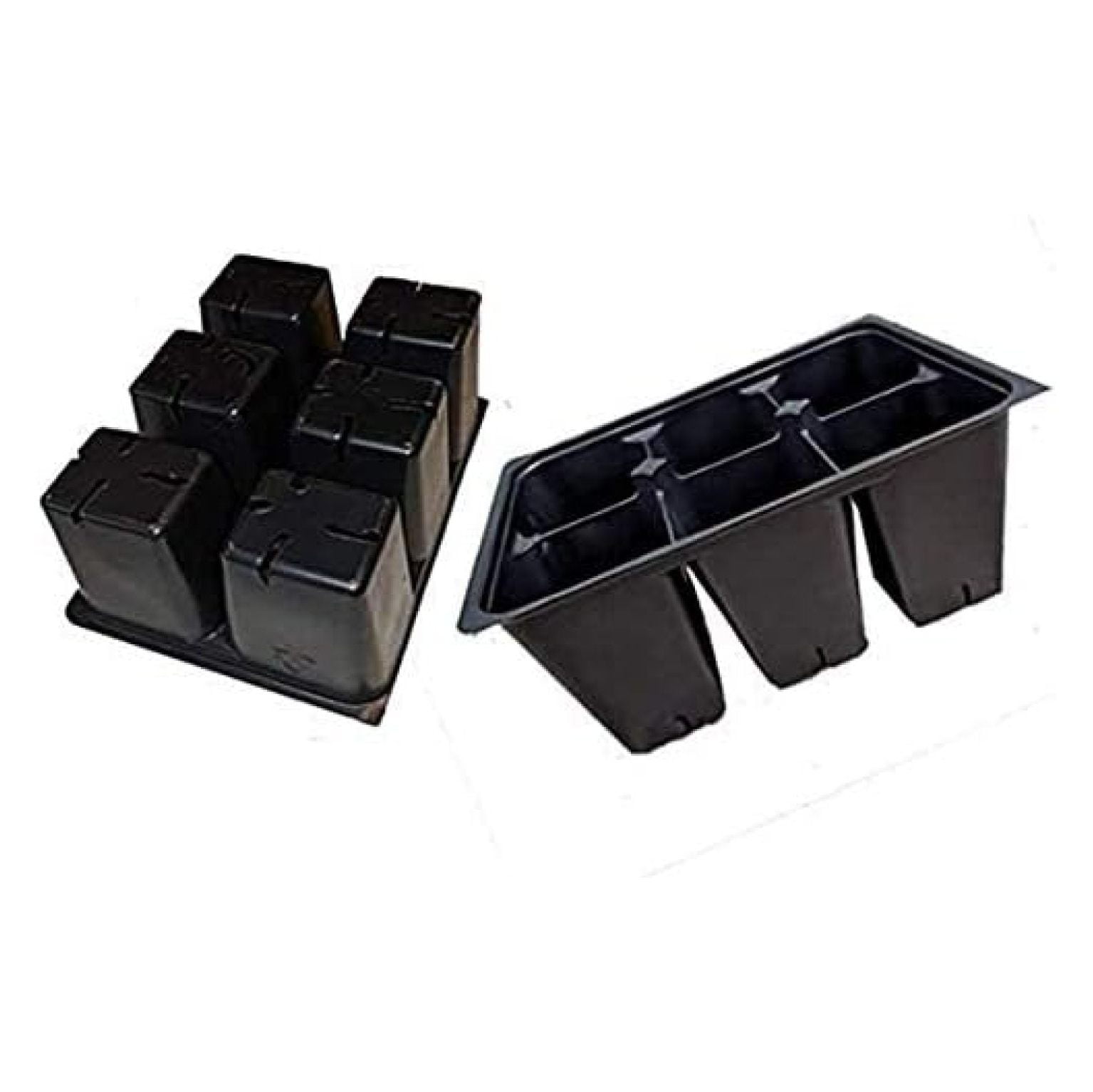 Seed Starter Trays 600 DEEP Extra Large Cells (100 Trays of 6 Cells ...