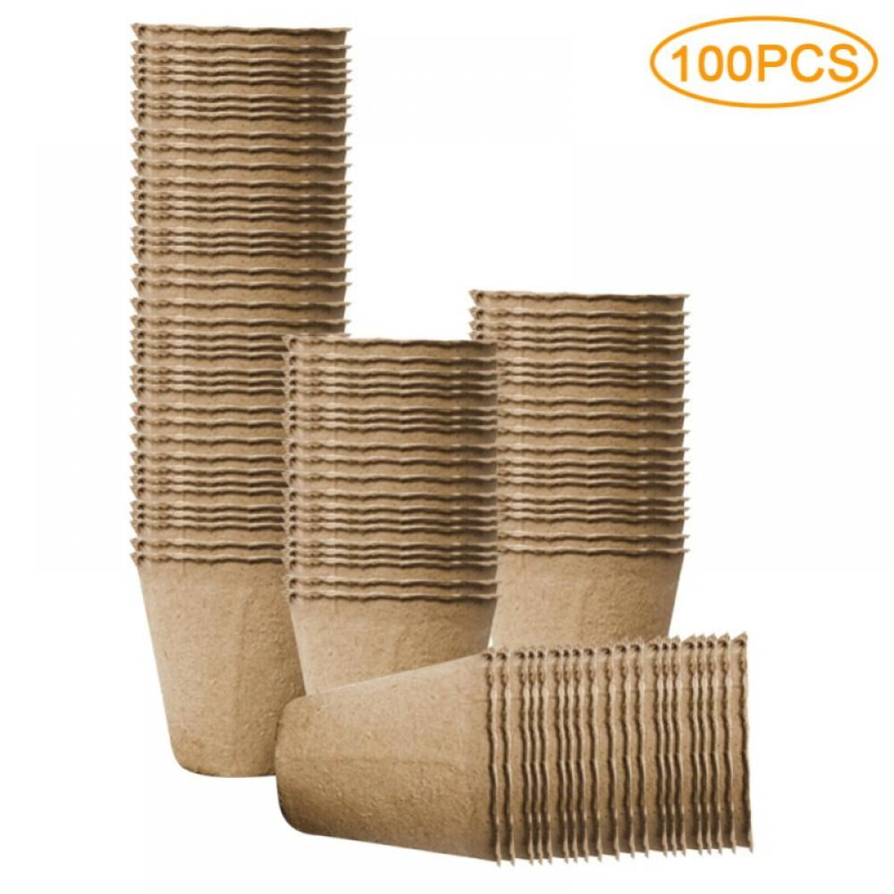 Walmart Eco-Friendly Seed Containers, Biodegradable Fiber Peat Pots, 3 ...